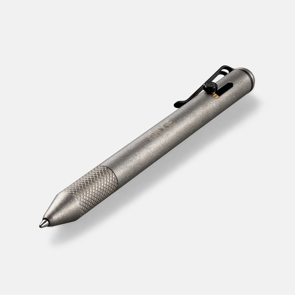 The Ridge | Other | The Rush E Bolt Action Pen Stonewashed Titanium ...
